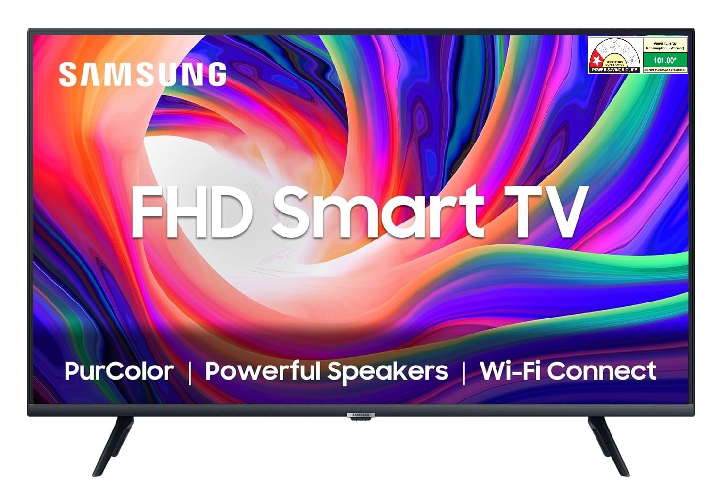 Samsung 108 cm 43 inches Full HD Smart LED TV UA43T5450AKXXL Price in India (11 January, 2026 ...