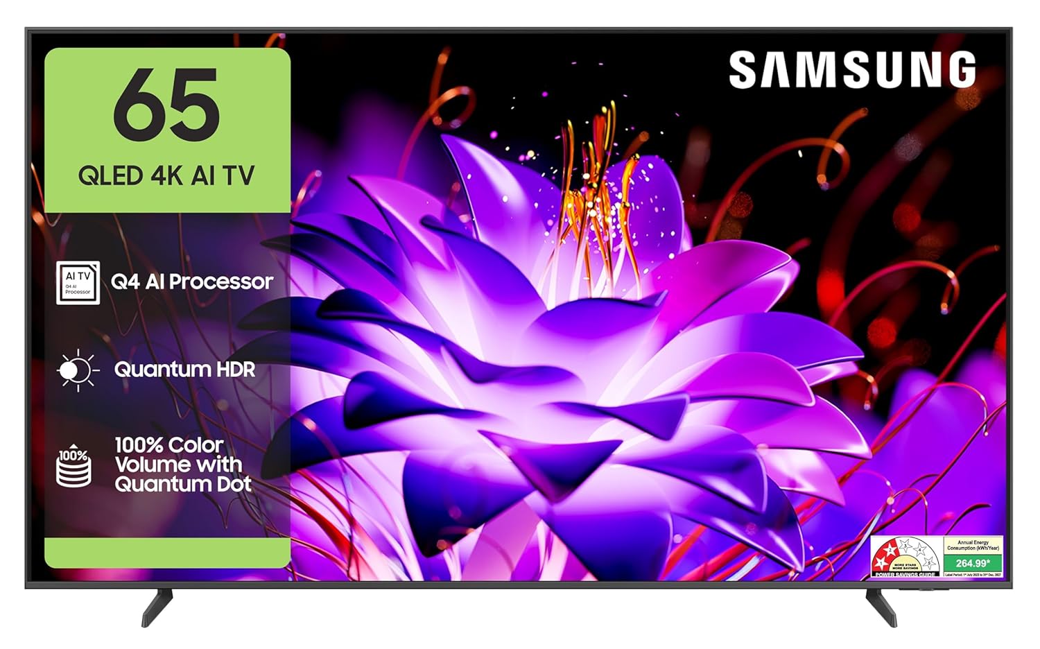 Samsung 65 inch Vision AI 4K Smart QLED TV QA65QEF1AULXL Price in India ...