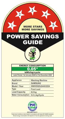 Samsung 9 kg Washing Machine AI Ecobubble Fully Automatic Front Load ...