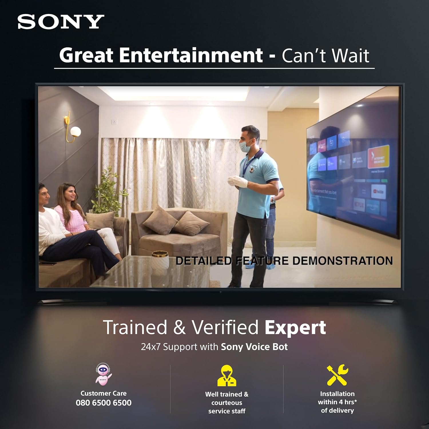 Sony 139 cm 55 BRAVIA 2M2 Series 4K Ultra HD Smart LED Google TV K ...