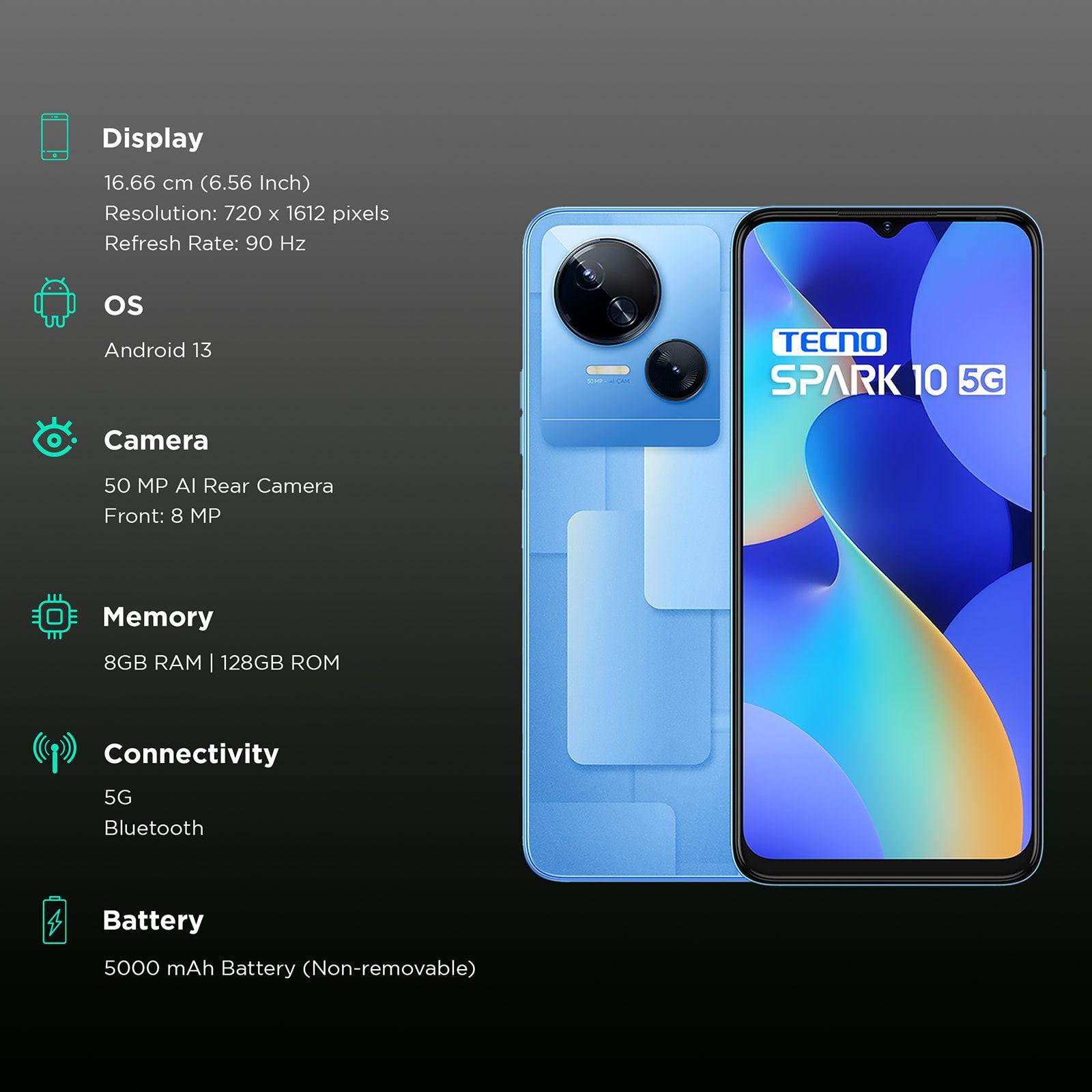 Tecno Spark 10 - Price in India (October 2025), Full Specs, Comparison ...