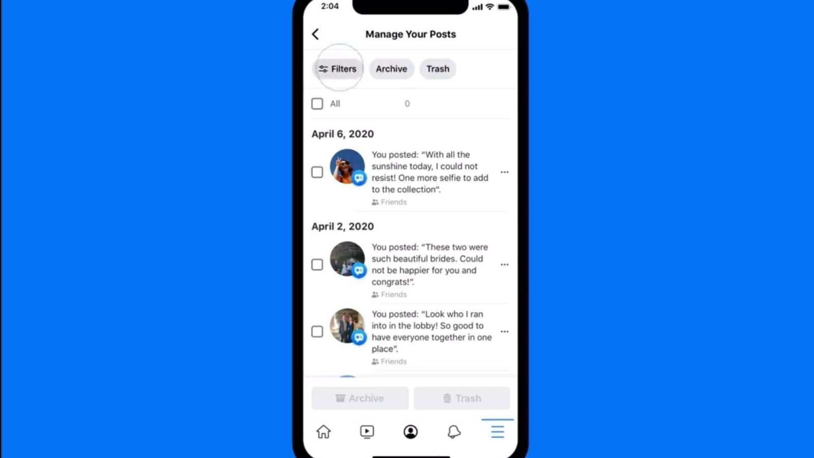 Facebook's new tool lets you keep your old, embarrassing posts to ...