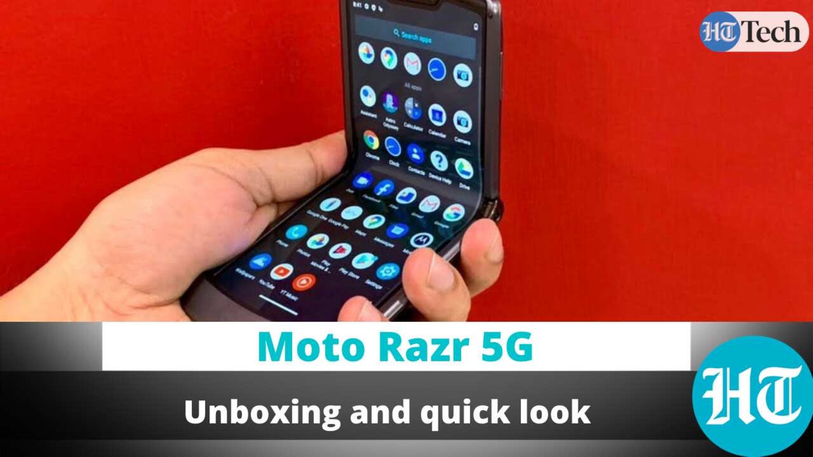 Moto Razr 5G phone launched in India: Unboxing and quick look | HT Tech