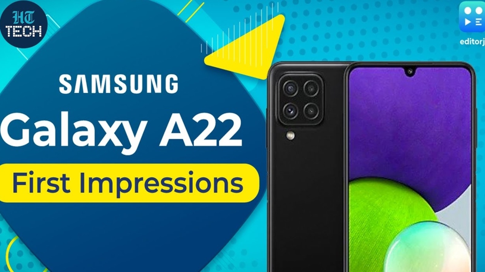 Samsung Galaxy A22 First Impressions: Great camera on a budget! | HT Tech