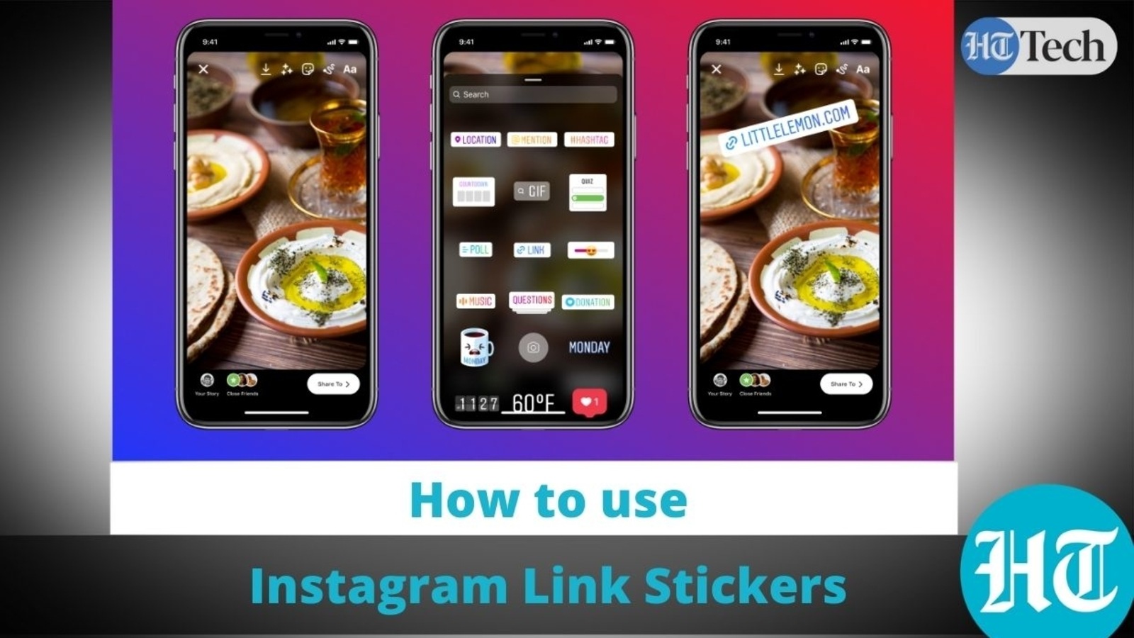 How to use Instagram Link Stickers | Videos (HT Tech)