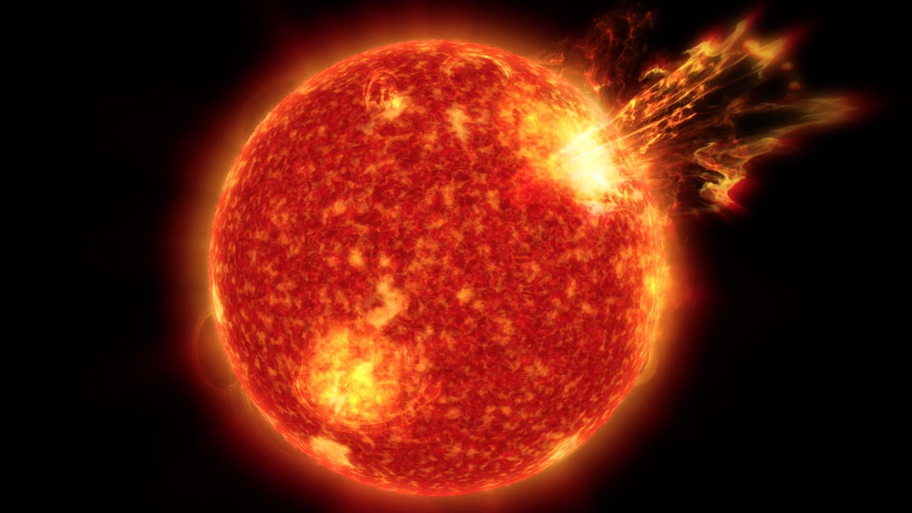 NASA Solar Flare WARNING DANGER Photos