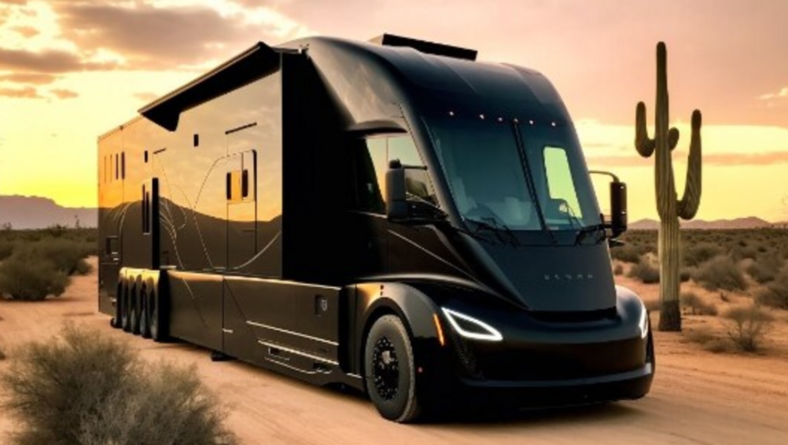 Awesome transformation! Tesla Semi turned into a luxury RV; Check pics