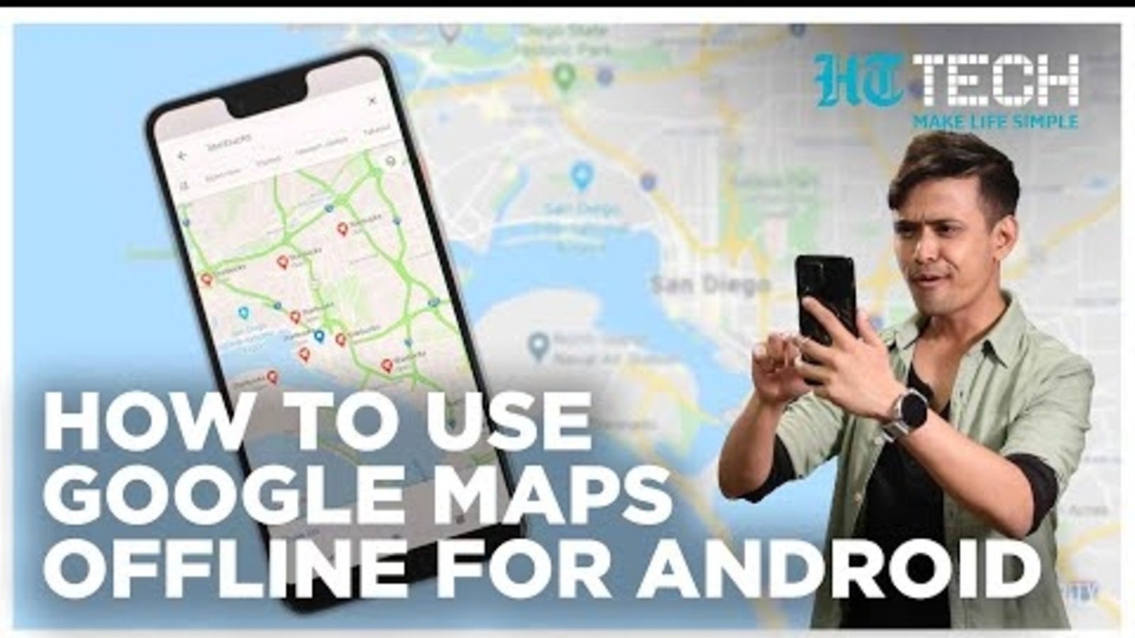 How to use Google Maps Offline For Android | Videos