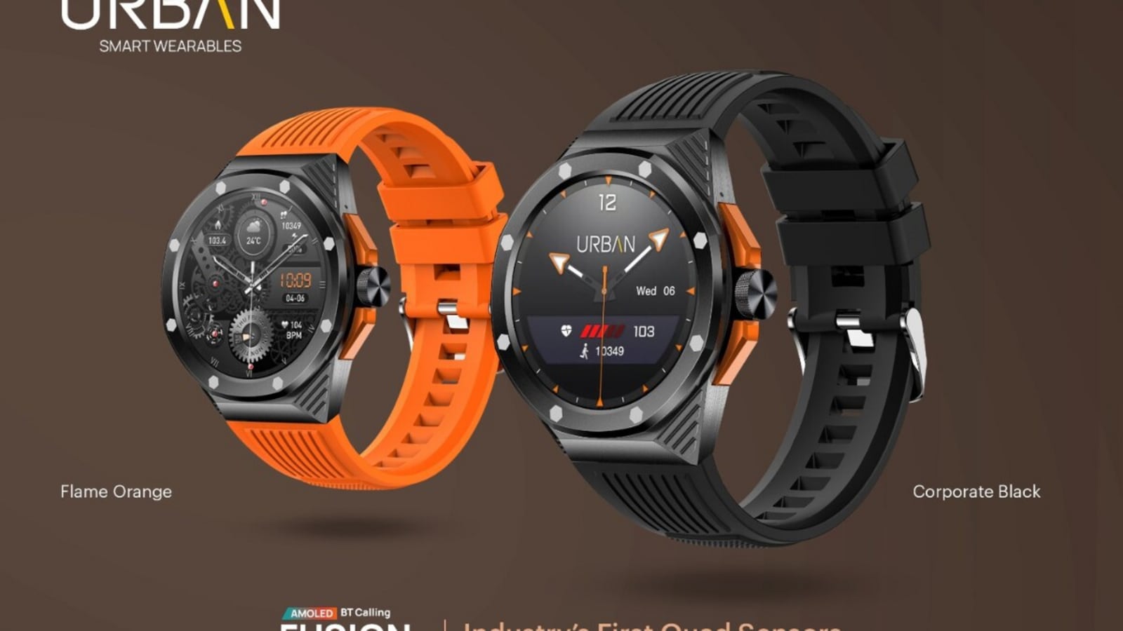 Urban launches Fusion Smartwatch, with bezel-less AMOLED display; Check ...