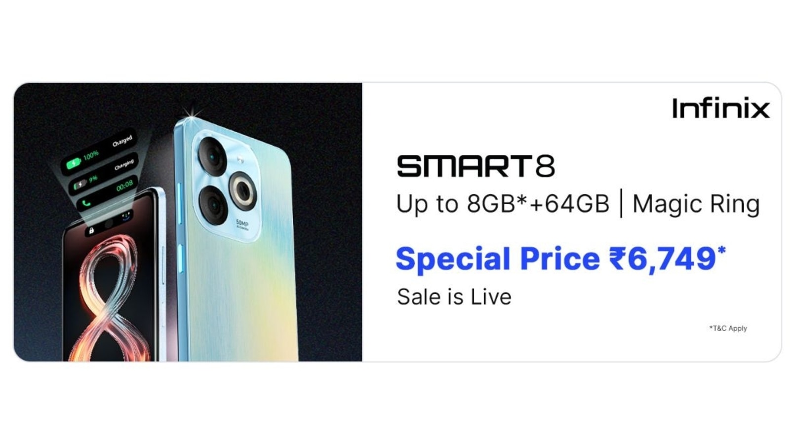 Infinix Smart 8 sale starts on Flipkart: Affordable innovation with ...