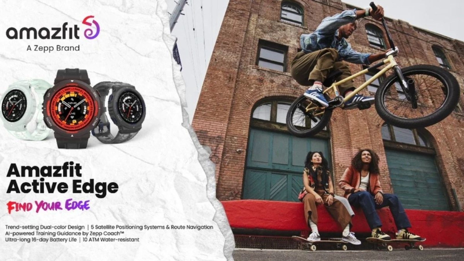 Amazfit Active Edge smartwatch unveiled! Keep track of your active ...