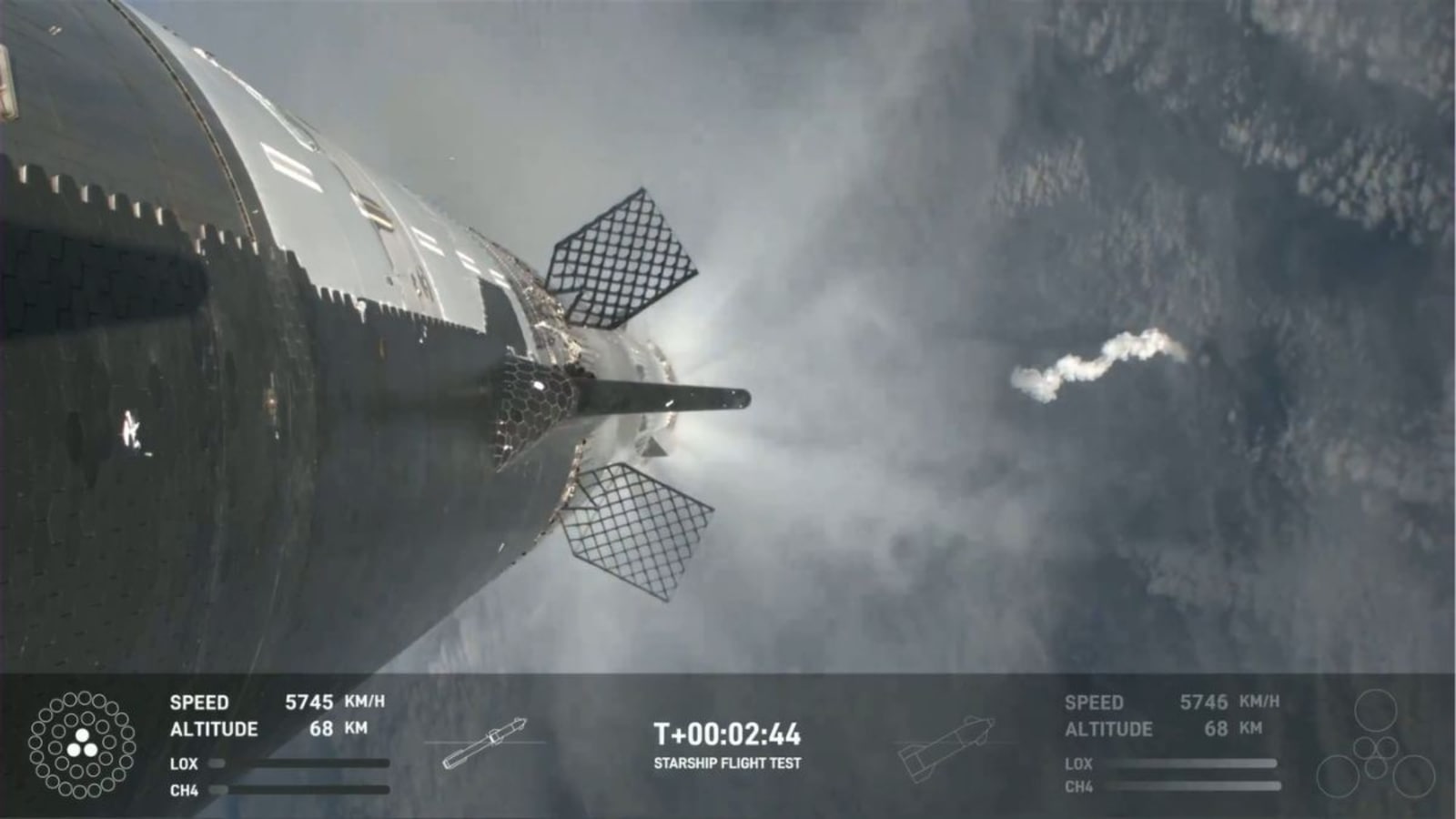 SpaceX mega rocket lost during descent! NASA hails effort by Elon Musk ...