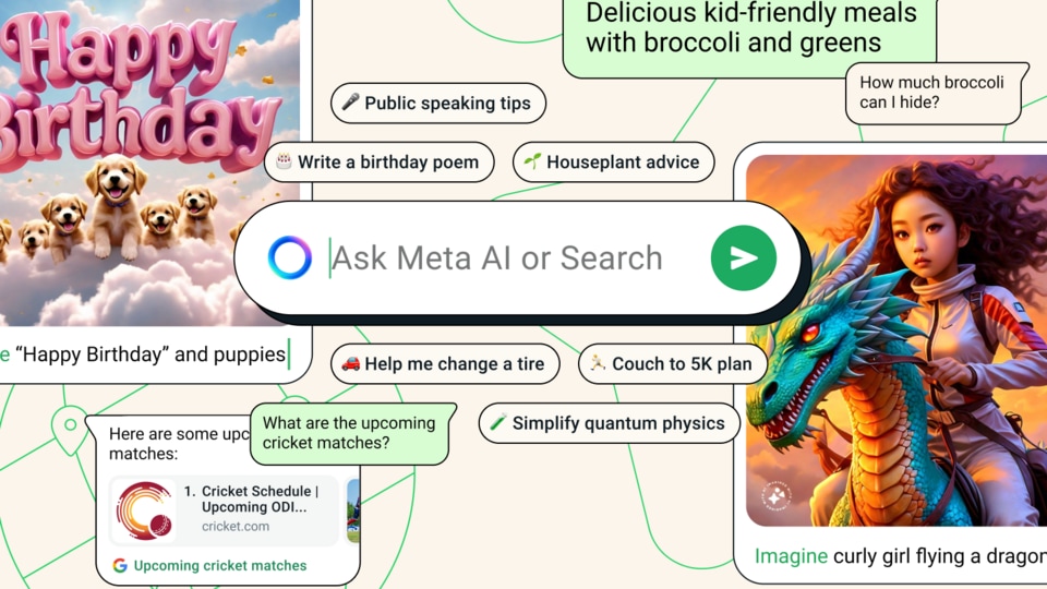 Meta AI official rollout begins in India: Get AI assistant on WhatsApp ...