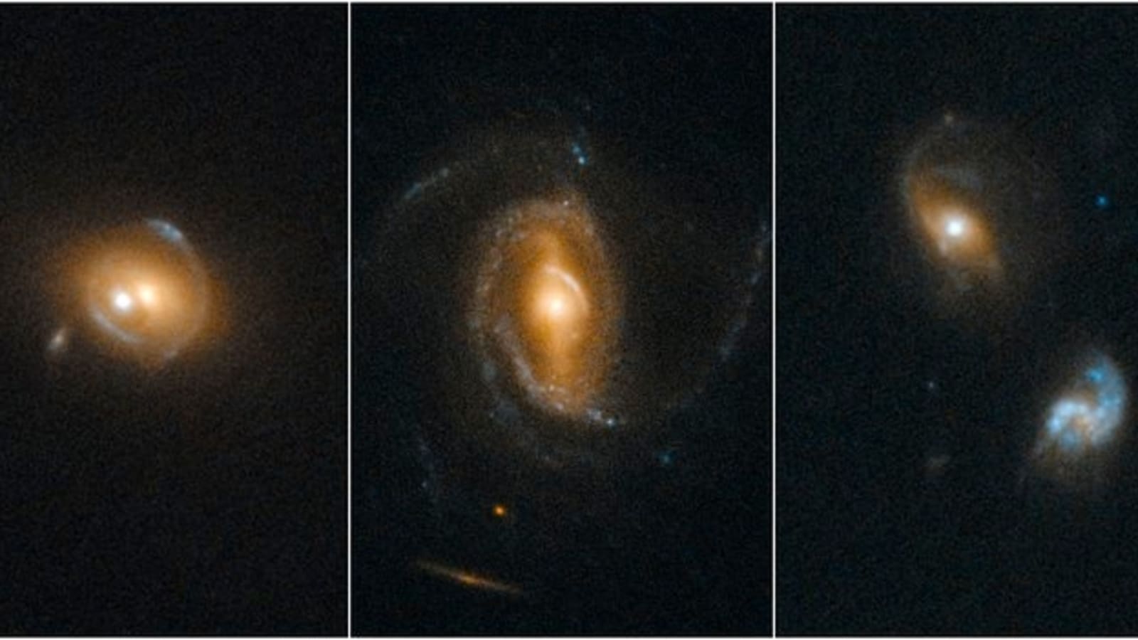 NASA Hubble Space Telescope captures 5 monstrous black hole images