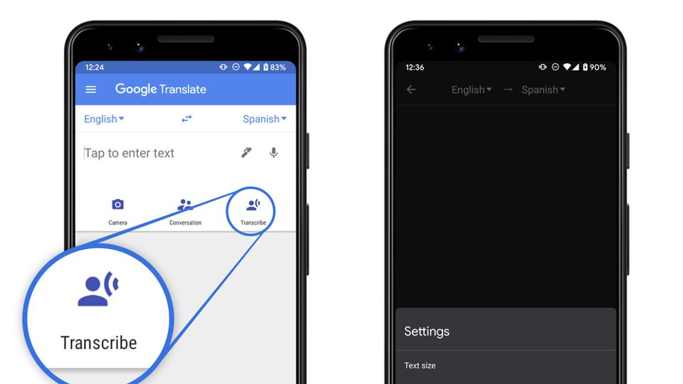 Google Translate s Live Transcribe Feature Is Out On Android For 8