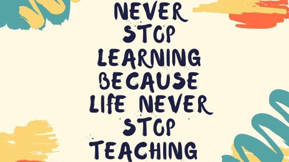 తెలిసింది గోరంతా.. తెలియాల్సింది కొండంతా.. సో నేర్చుకోవడానికి ...
