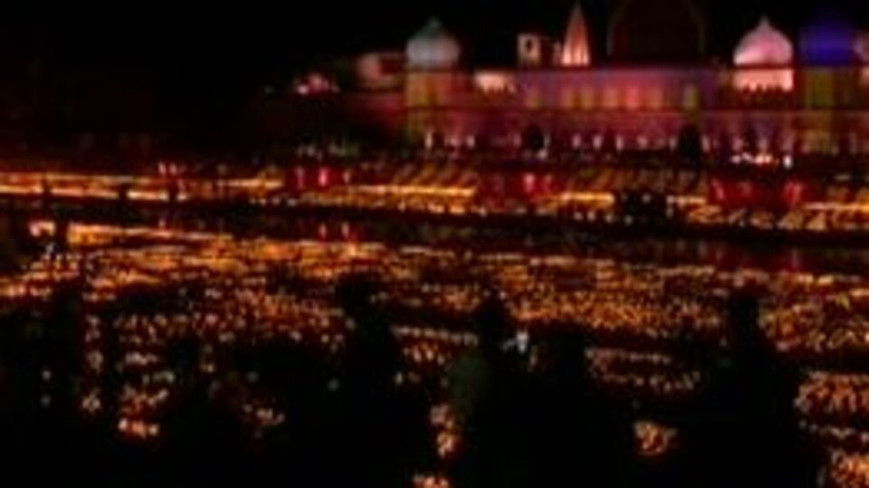 Ayodhya Deepotsav 2022: ‘దీపాల’ వెలుగులో కళకళలాడిన అయోధ్య!-in pics ayodhya city litup amid ...