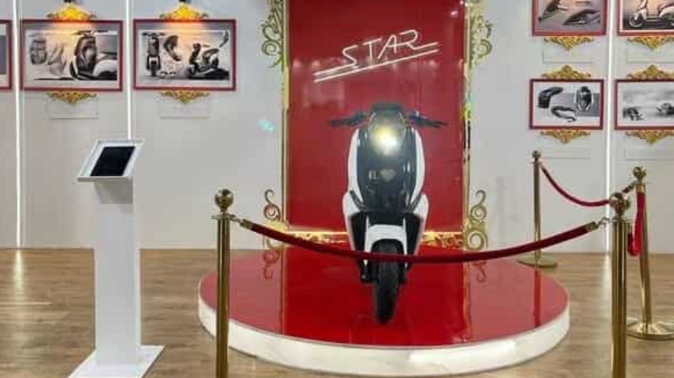 LML Star electric scooter: ఆటో ఎక్స్‌పోలో ఎల్ఎంఎల్ ఎలక్ట్రిక్ స్కూటర్ ...