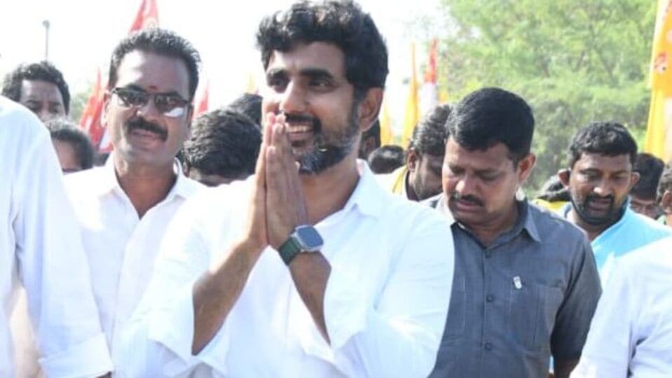 Yuvagalam 300Km : 300కి.మీ యాత్రను పూర్తి చేసుకున్న నారా లోకేష్-tdp leader nara lokesh yuva ...