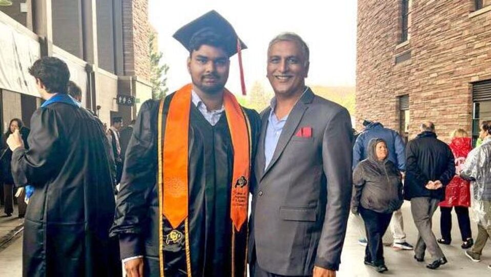 Minister Harish Rao: 'కంగ్రాట్స్ అచ్చూ'... కుమారుడి స్నాతకోత్సవంలో ...