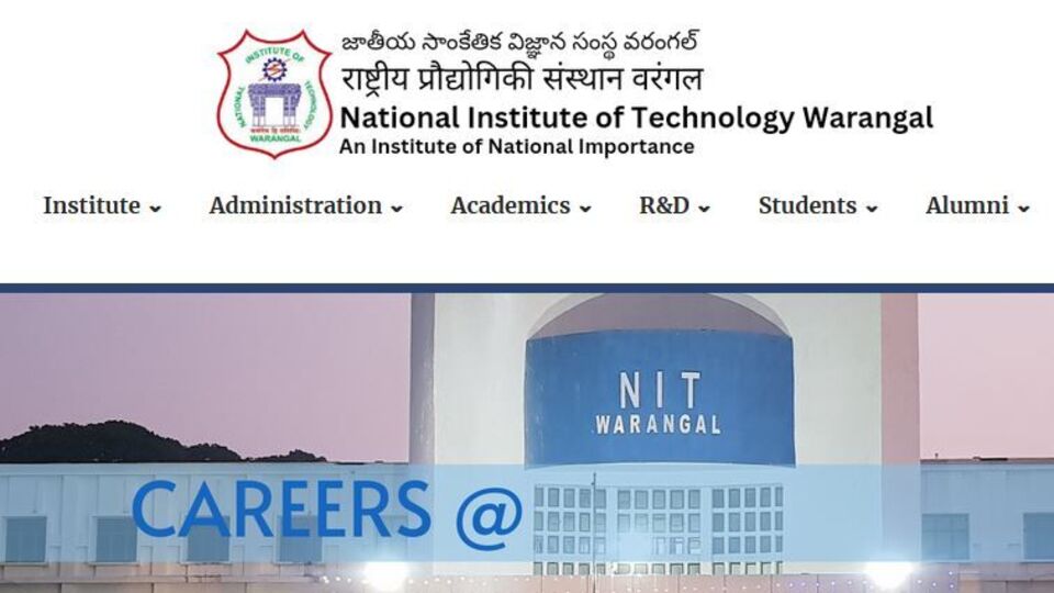 NIT Warangal Recruitment 2025 : వరంగల్ 'నిట్‌'లో ఉద్యోగ ఖాళీలు - కేవలం ఇంటర్వ్యూనే, దరఖాస్తులకు ...
