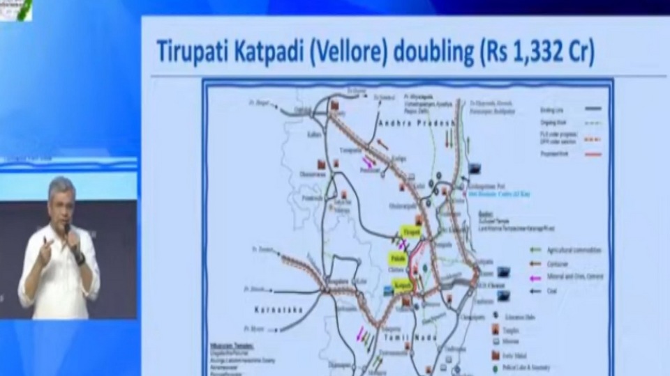 Tirupati Pakala Katpadi :ఏపీకి కేంద్రం గుడ్ న్యూస్, రూ.1332 కోట్లతో ...